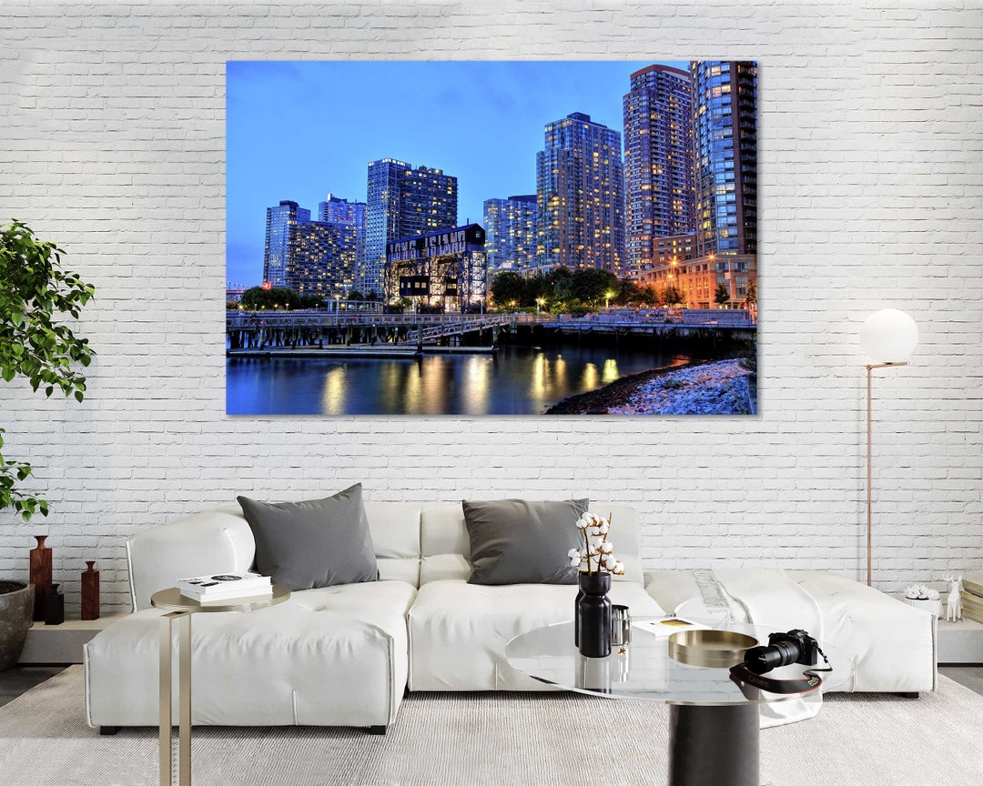 Long Island Cityscape Wall Art Long Island Fashion Decor Home Long ...