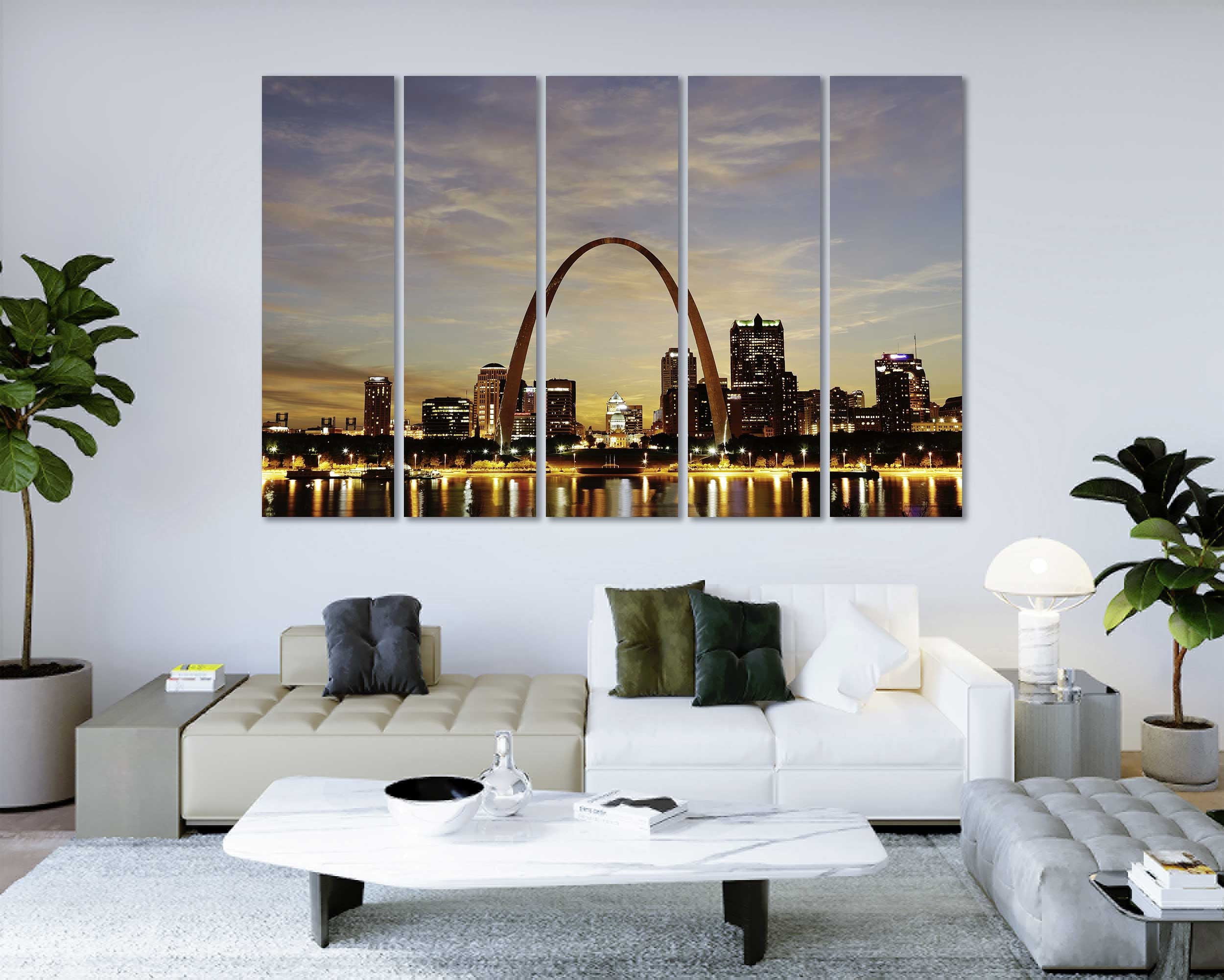 Saint Louis Cityscape Wall Decor Sets Saint Louis Multi Piece Wall Art ...