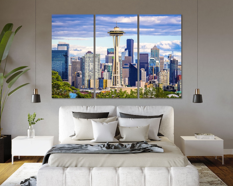 Seattle Downtown Printing Art Wall Seattle Office Artwork Ideas Seattle ...