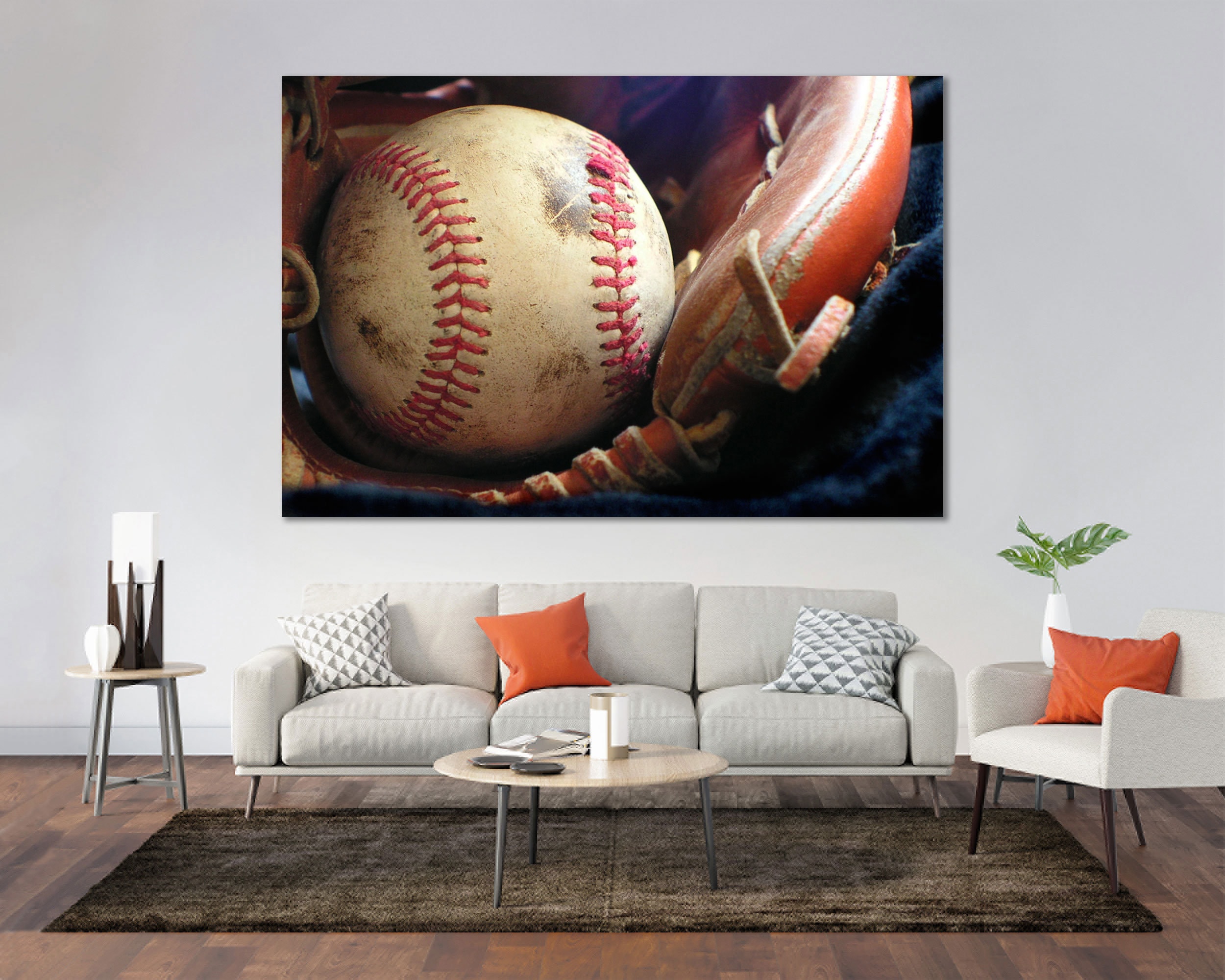 Baseball Canvas Art