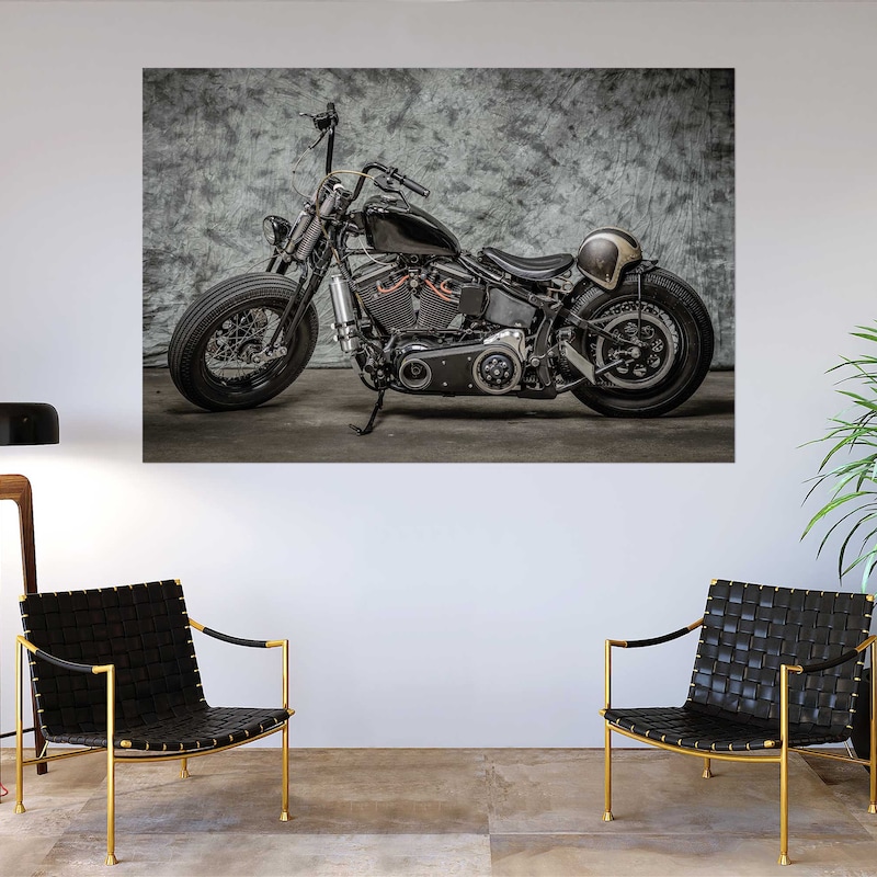 Motorcycle Art Print - Etsy