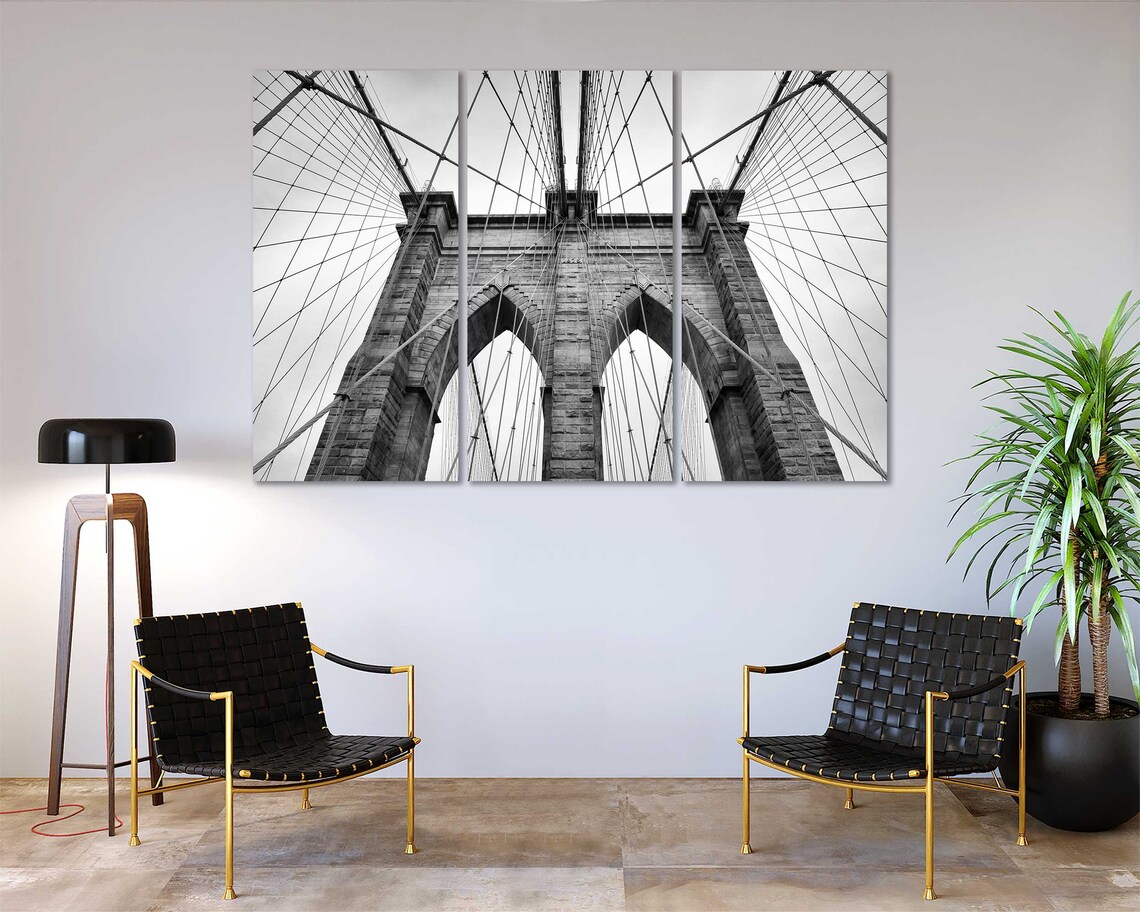 Brooklyn Bridge Modern Wall Decor for Home Brooklyn Bridge | Etsy