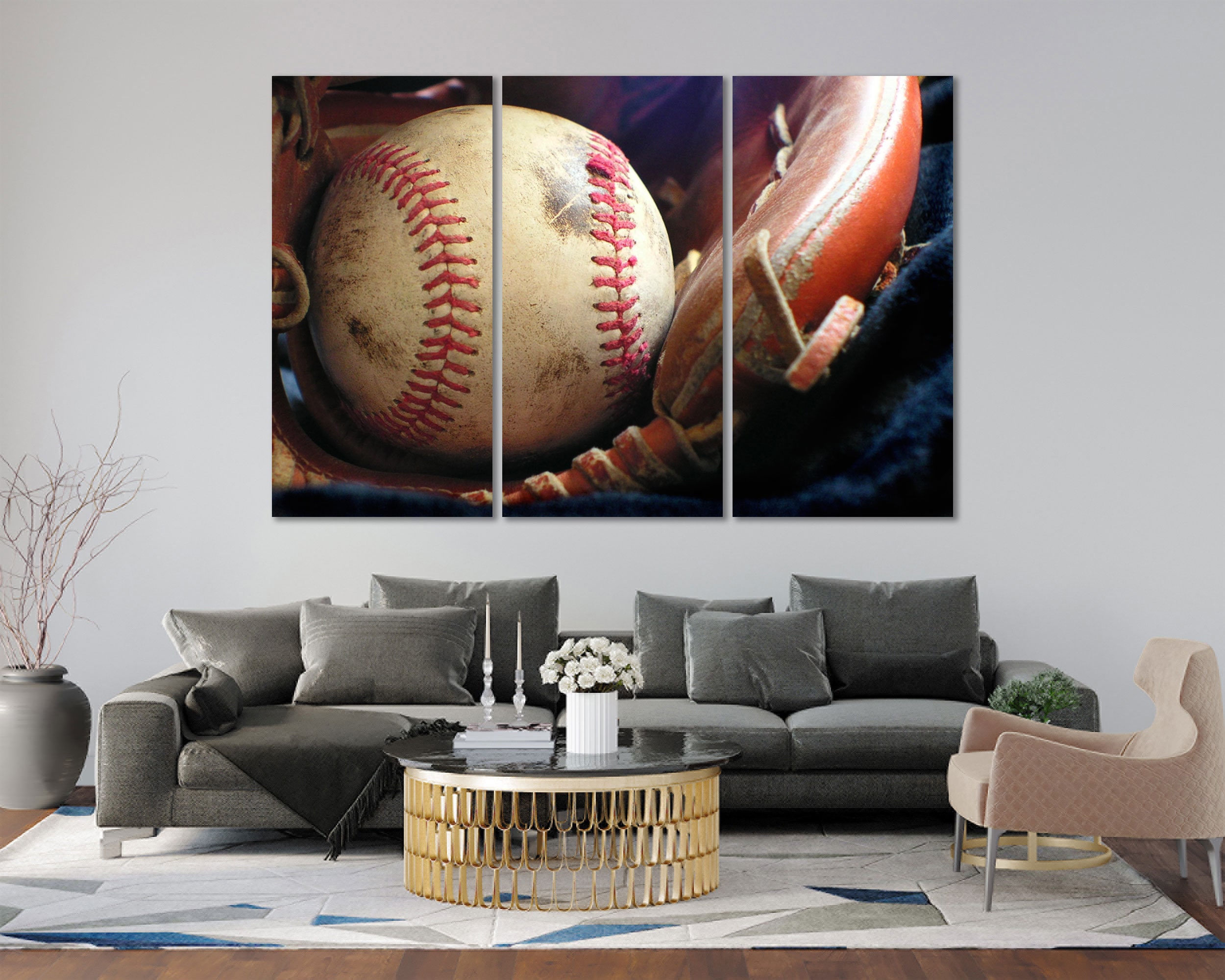 Baseball Canvas Art