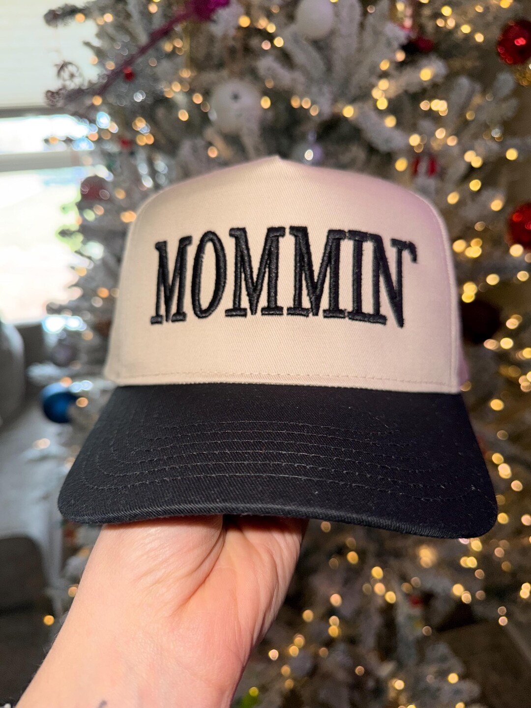 3D Puff Mommin’ Trendy Hat - Etsy