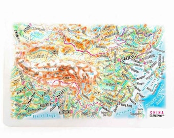 San Francisco Raised Relief Map 4 X 6 | Etsy