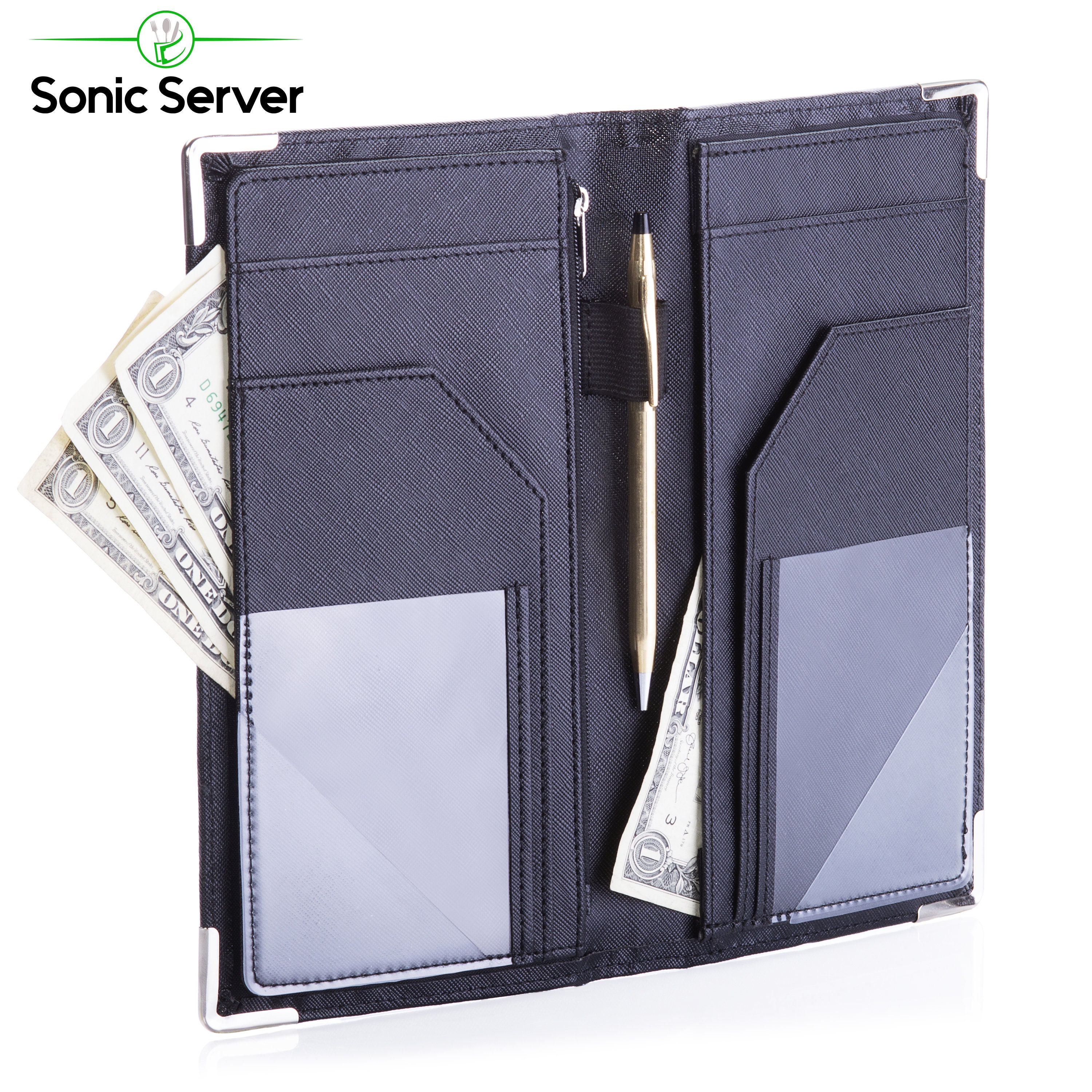 Sonic Server 5x9 11-pocket Server Book Organizer Double Magnetic ...
