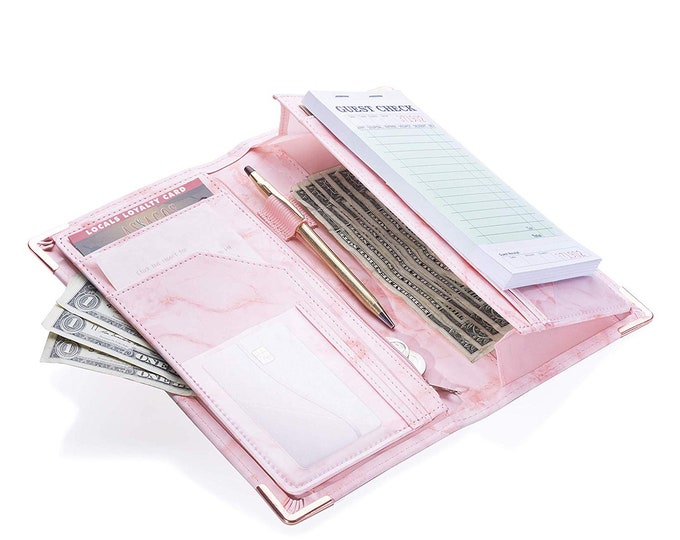 Sonic Server® Marble Style Server Book for Restaurant Waitress Waiters ...