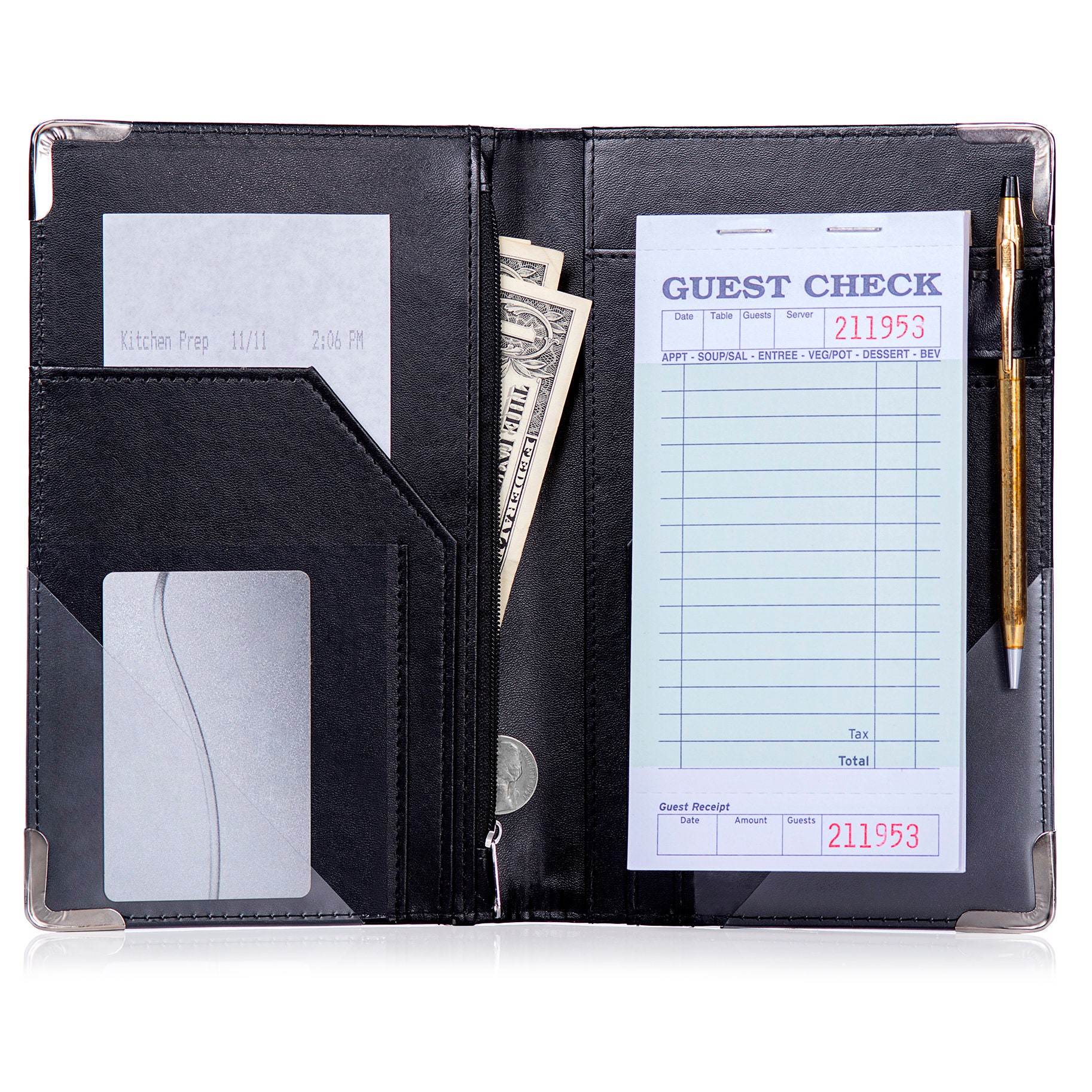 Sonic Server® Marble Server Book for Restaurant Waitress Waiters 9 ...