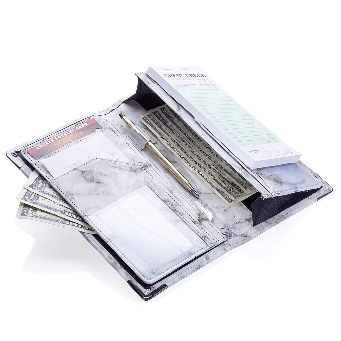 Sonic Server® Marble Style Server Book for Restaurant Waitress - Etsy