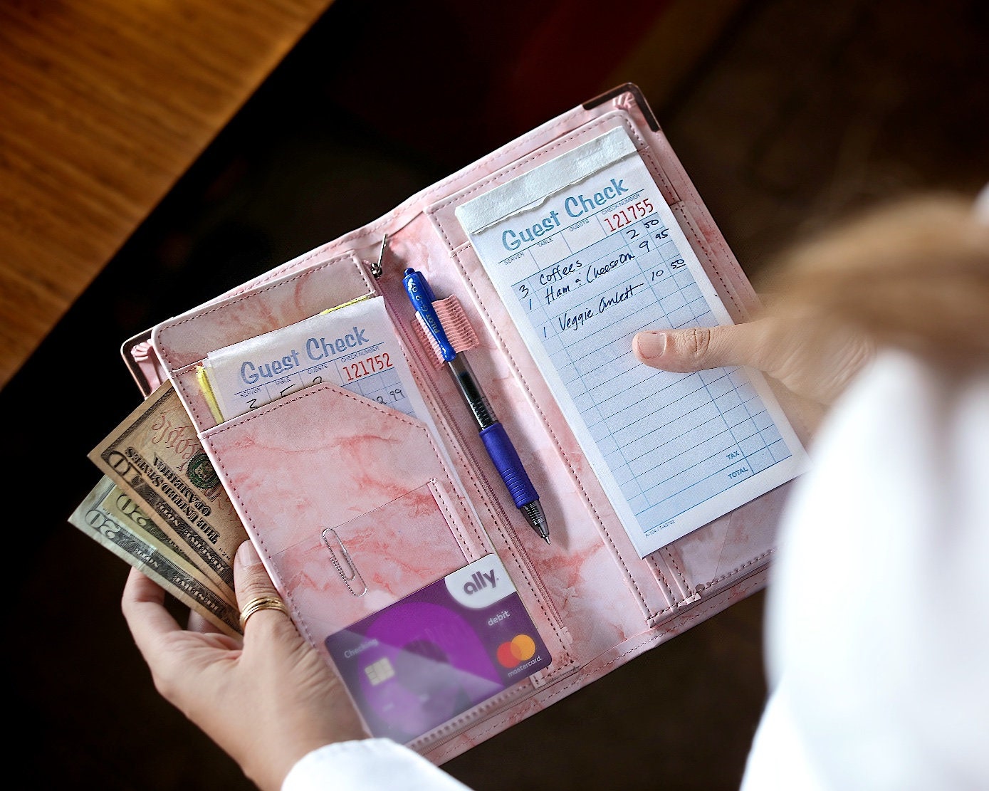 Sonic Server® Marble Style Server Book for Restaurant Waitress - Etsy