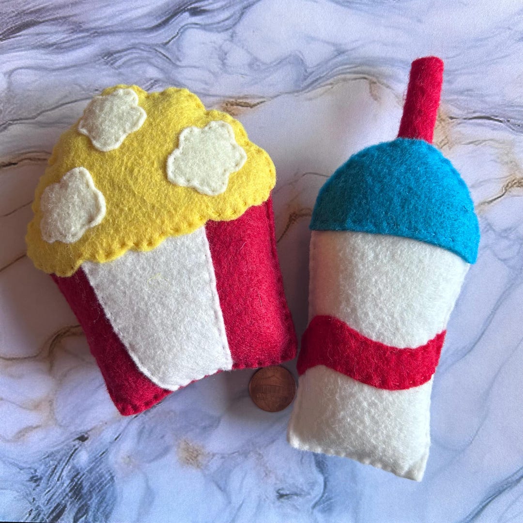 Buttered Popcorn and Blue Raspberry Ice Slushie Cat Toys | 2 Pack ...