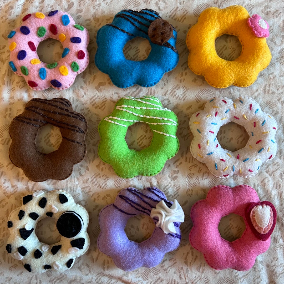 2 Pack Mochi Donut Cat Toy Pack You Pick catnip Scented - Etsy