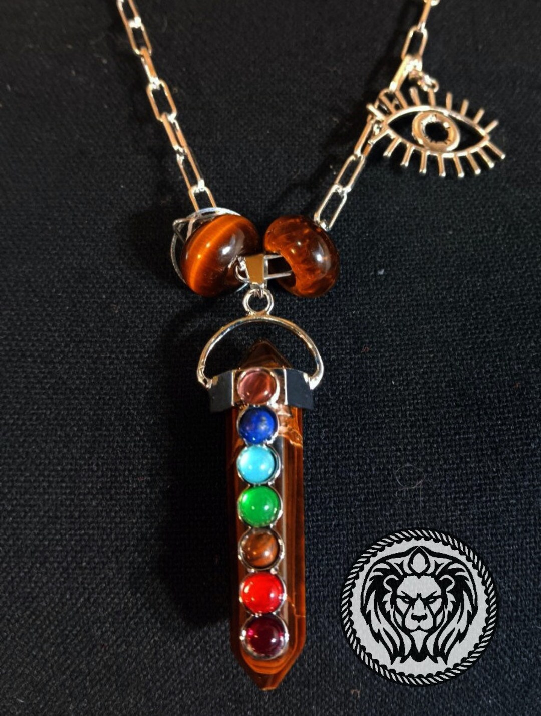Tigers Eye Chakra Necklace - Etsy