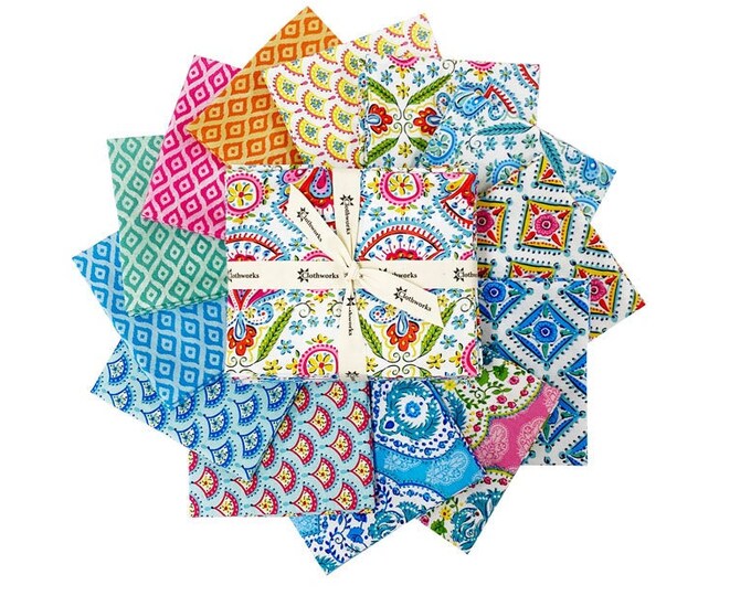 Tuli Collection | Clothworks |fat Quarter Fabric Bundle Precut | Ellen ...