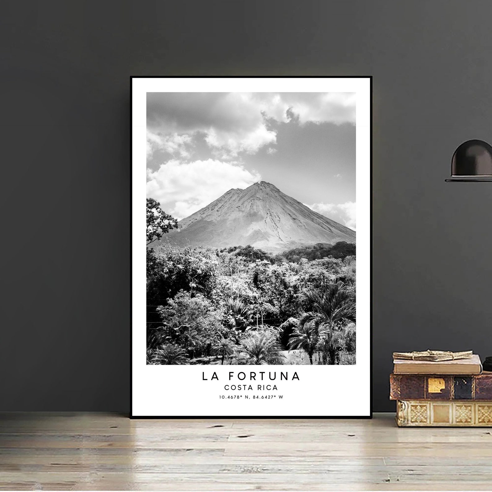La Fortuna Print La Fortuna Poster La Fortuna Wall Art La Fortuna Costa ...