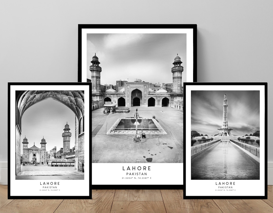 Lahore Print Lahore Poster Lahore Wall Art Lahore City Print Minimalist ...
