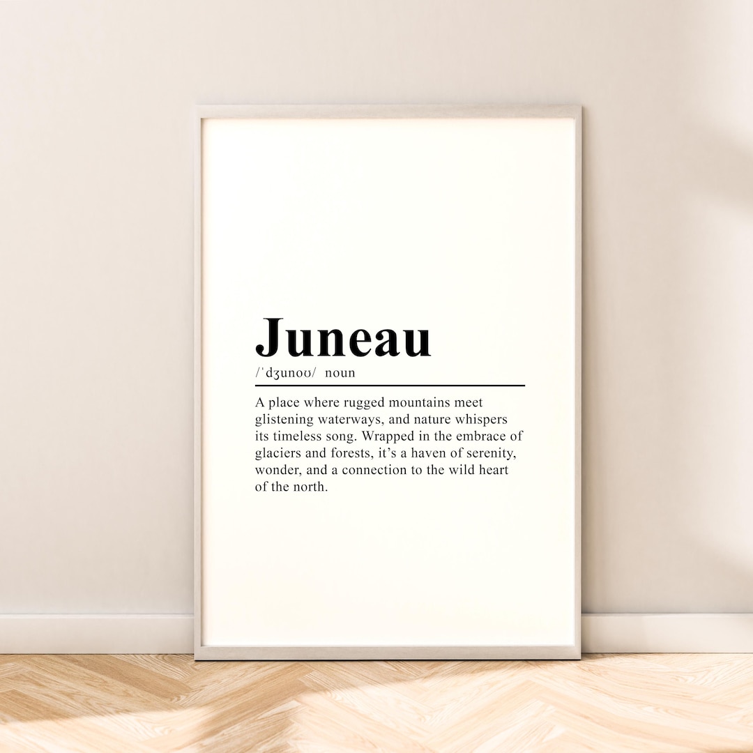 Juneau Travel Print Juneau Wall Art Juneau Poster Juneau Print ...