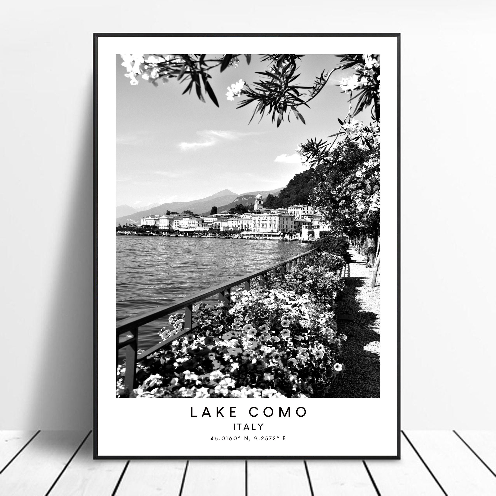 Lake Como Print Lake Como Italy Poster Lake Como Travel Print Lake Como ...