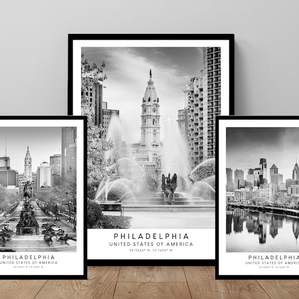Philadelphia Poster - Etsy