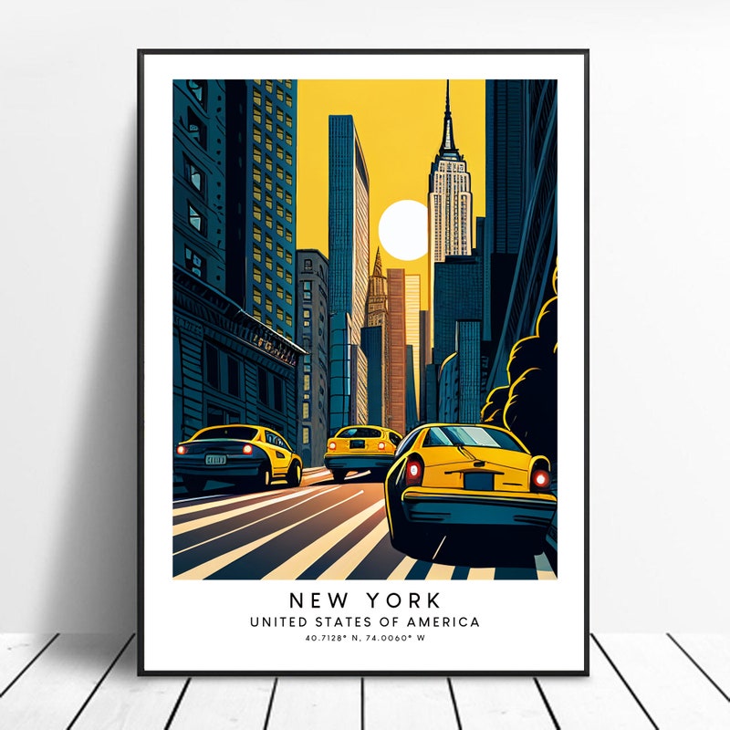 New York Wall Art Etsy