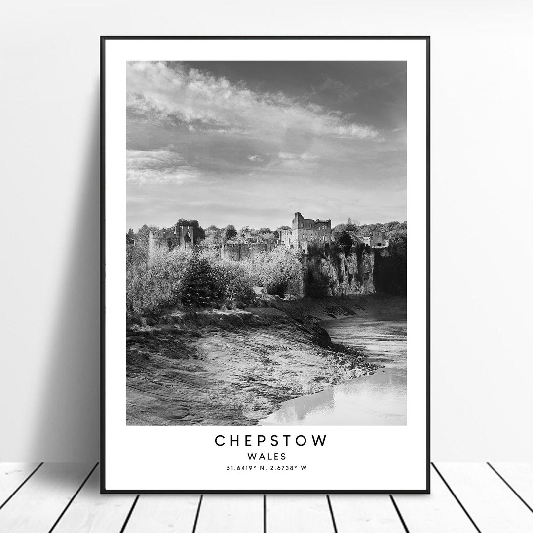Chepstow Travel Print Chepstow Wall Art Minimalist Chepstow Art Print ...