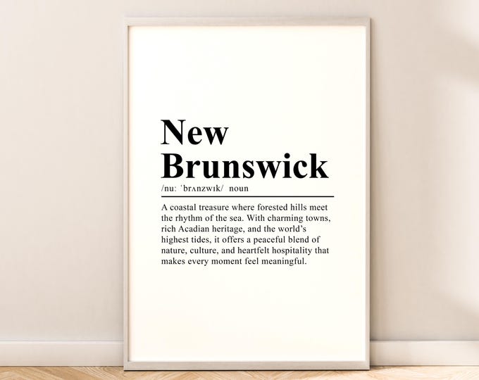 Abcs of New Brunswick - Etsy Canada