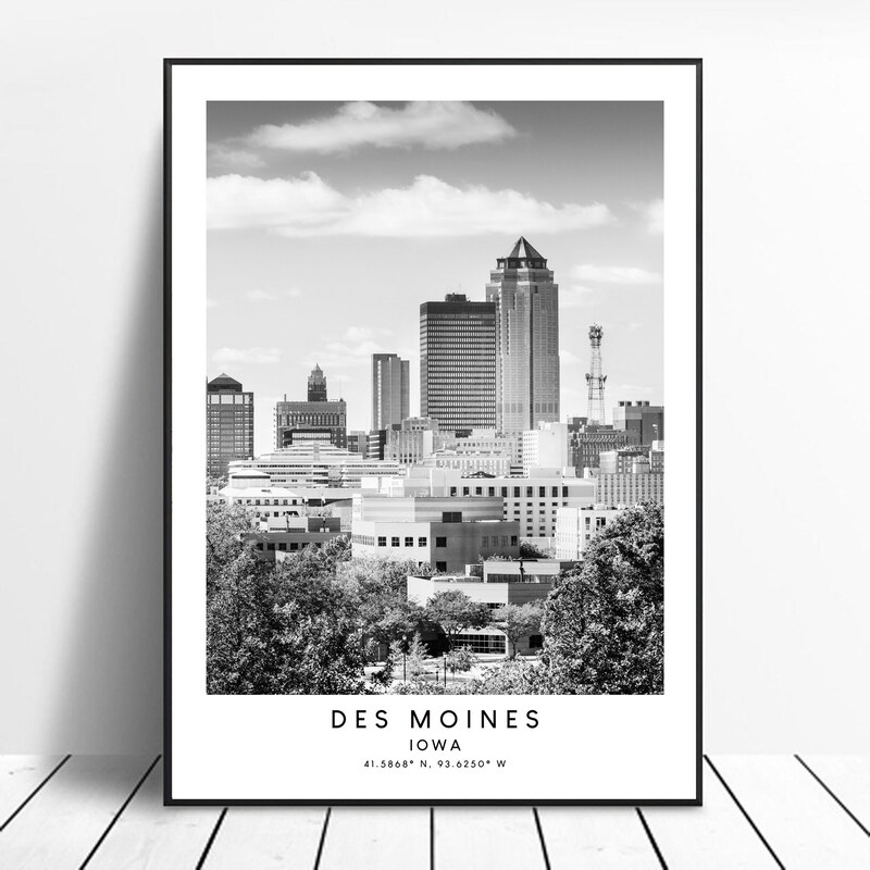 Des Moines Iowa - Etsy