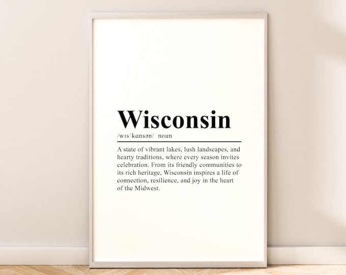 Wisconsin Travel Poster, Wisconsin Summerfest Poster, Wisconsin Vintage ...