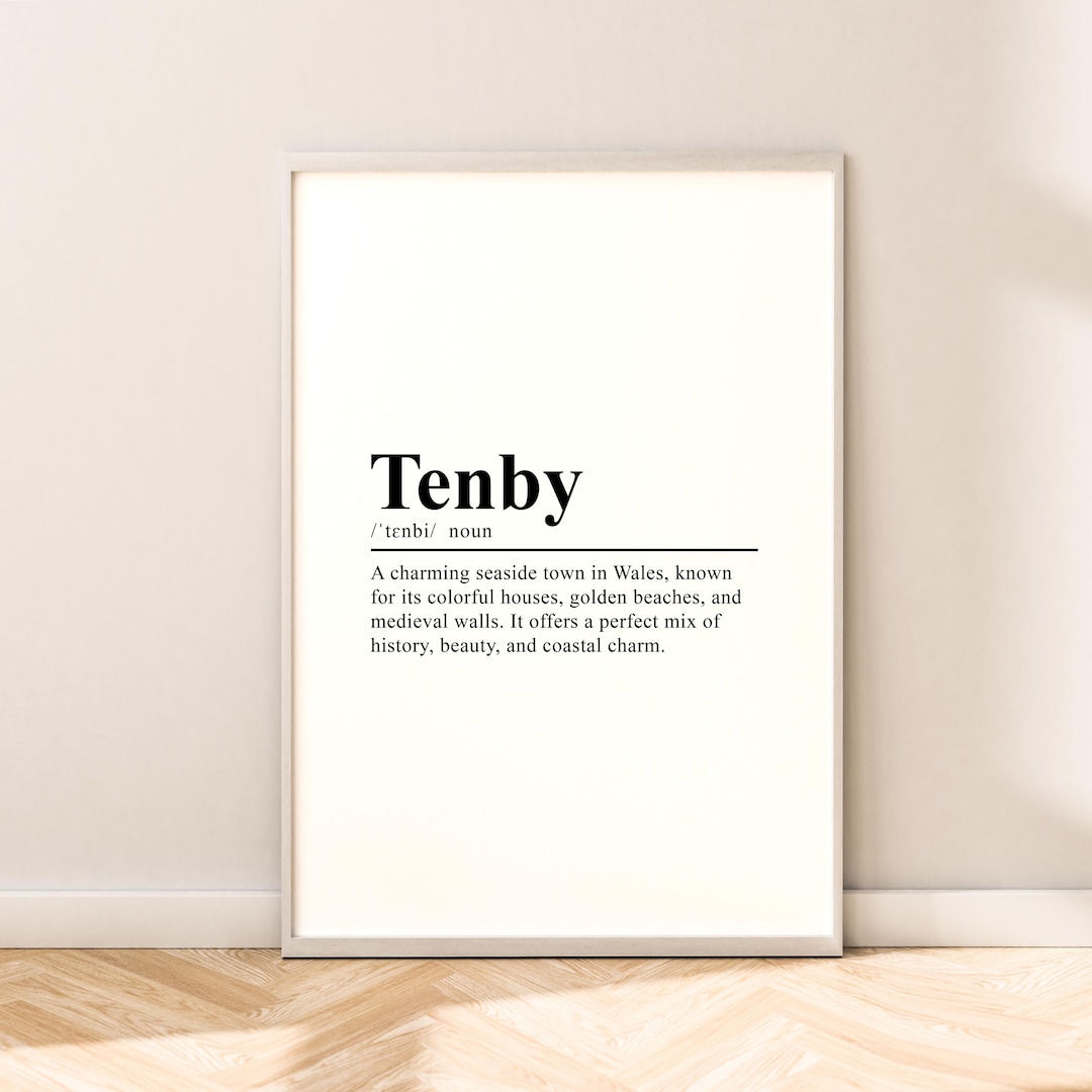 Tenby Travel Print Tenby Wall Poster Tenby Print Tenby Wall Art Tenby ...