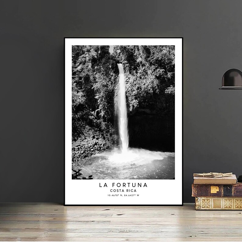 La Fortuna Print La Fortuna Poster La Fortuna Wall Art La Fortuna Costa ...