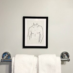 Male Body Embroidery - Etsy