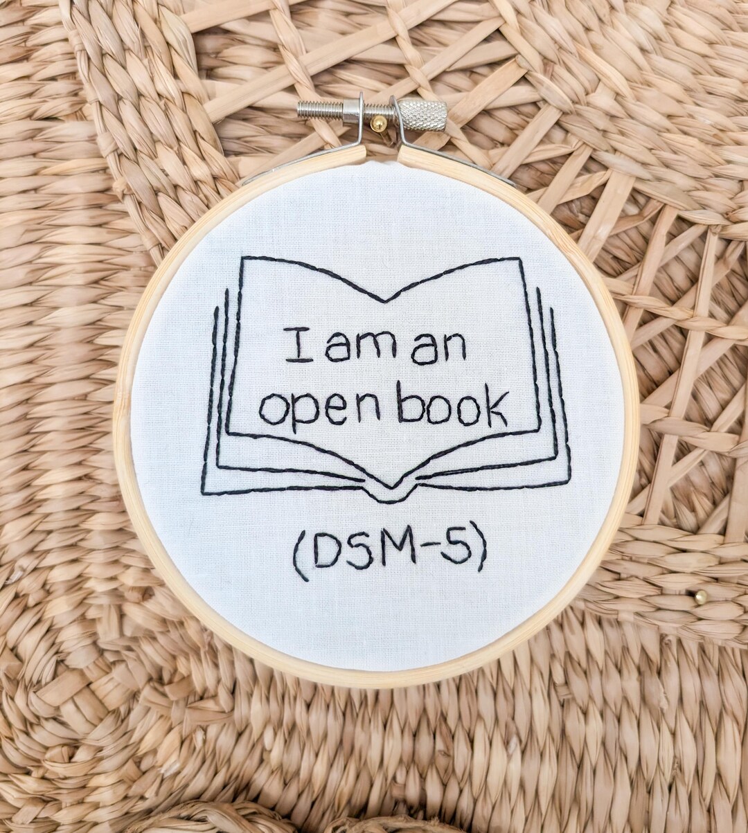 Open Book Psych Psychology DSM-5 Dsm Embroidery - Etsy