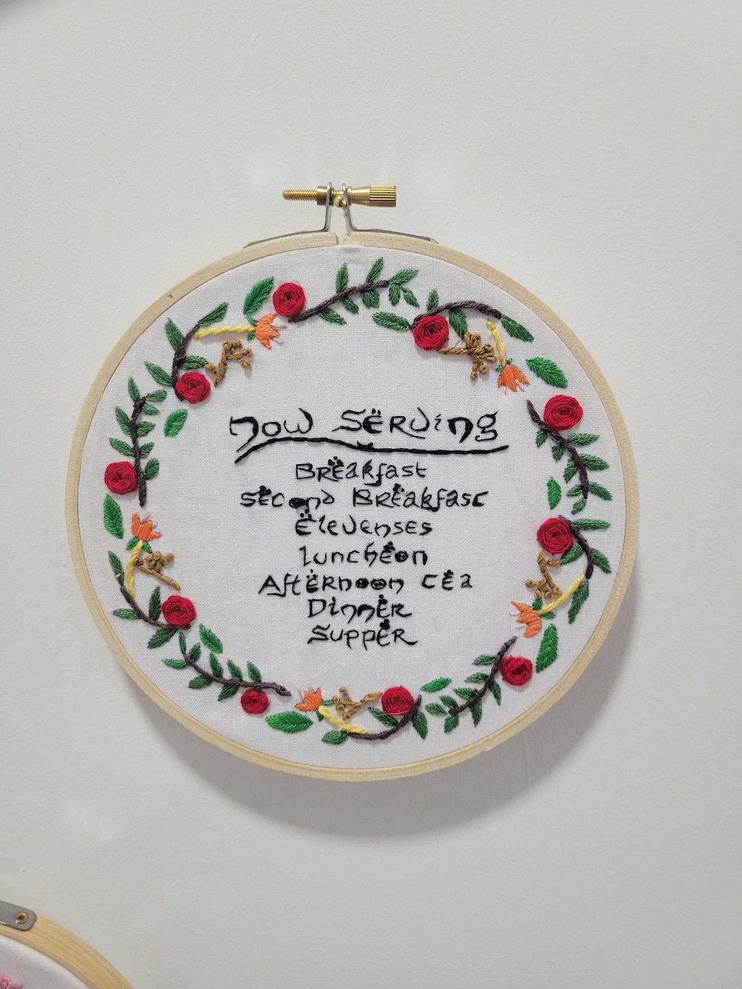 Hobbit Lord of the Rings Embroidery - Etsy