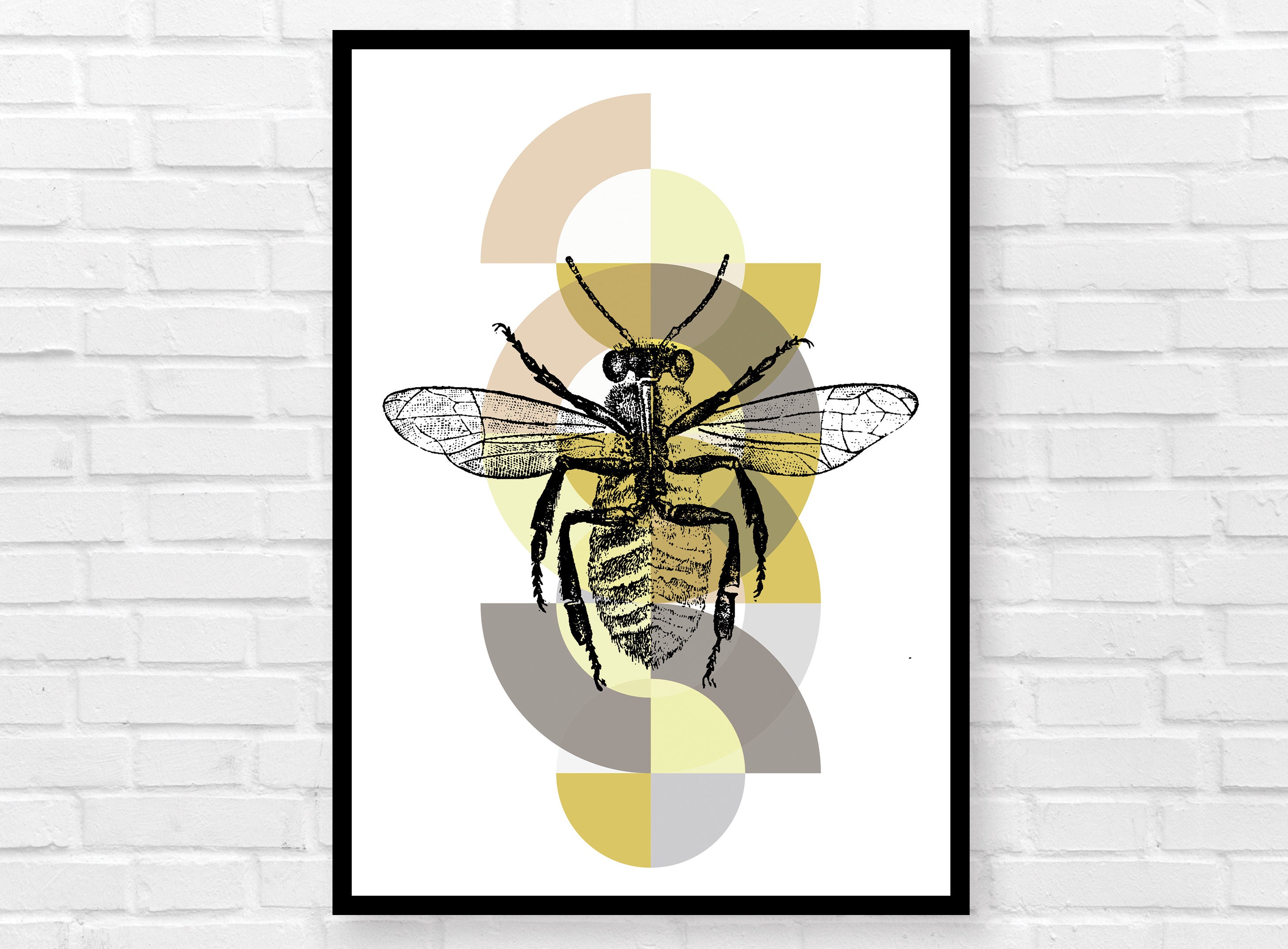 Bee Print, Bumblebee Print A5 A4 A3 Bee Wall Art Bumblebee, Bee ...