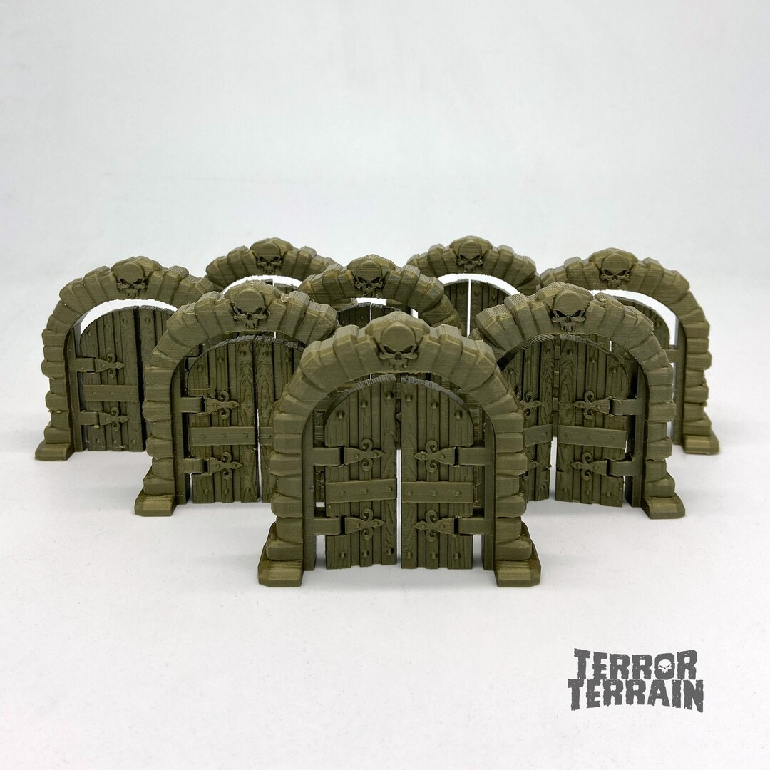 Terror Terrain Doors 8x Board Game Double Doors for Bardsung SFG ...