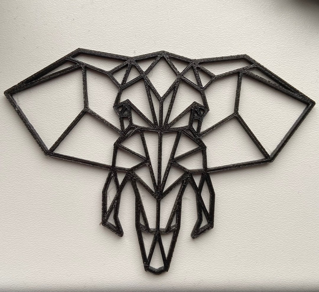 Elephant Drinks Coaster | Animal Flexible | 3D Printed | Geometric ...