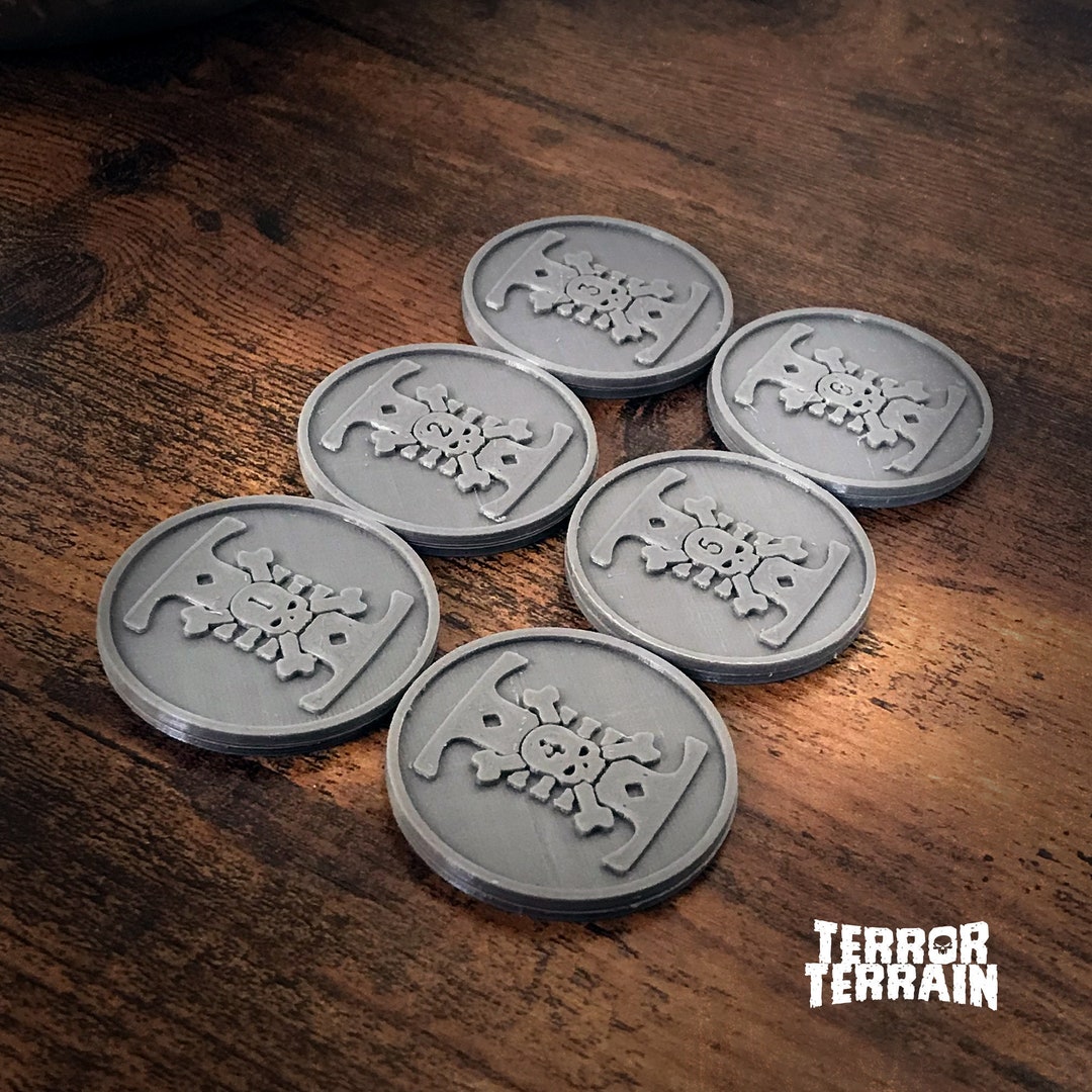 Terror Terrain Objective Markers Warhammer 40k Deathwatch Inspired ...
