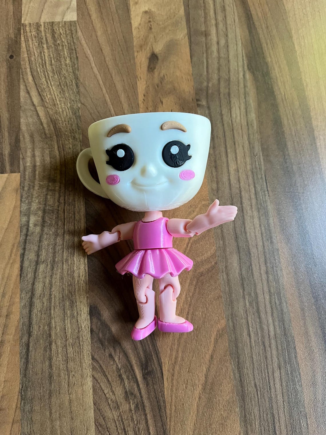 Ballerina Capuccina Italian Brainrot Articulated Figurine Viral Tiktok ...