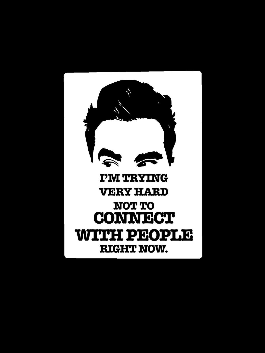 Schitt’s Creek Water Resistant Vinyl Sticker David Rose - Etsy