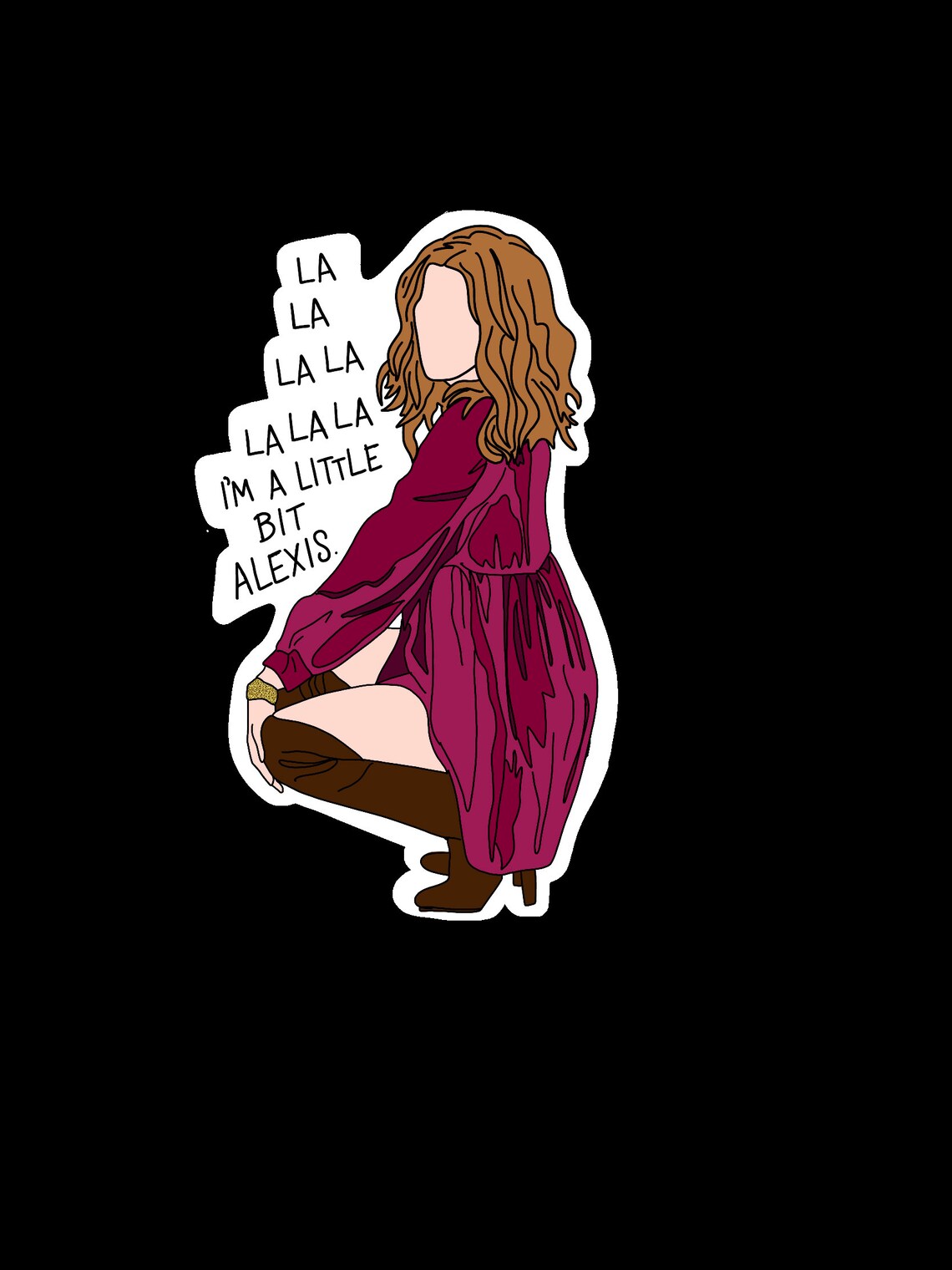 Alexis Rose Sticker Schitts Creek Water Resistant Vinyl - Etsy