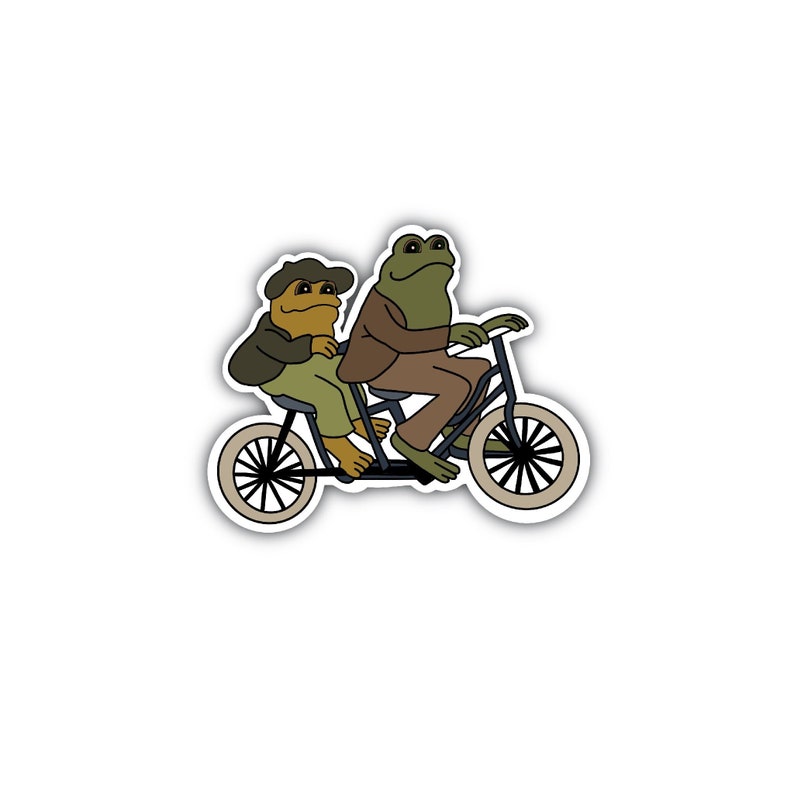 Frog and Toad Inspired 90s Retro Water Resistant Vinyl - Etsy