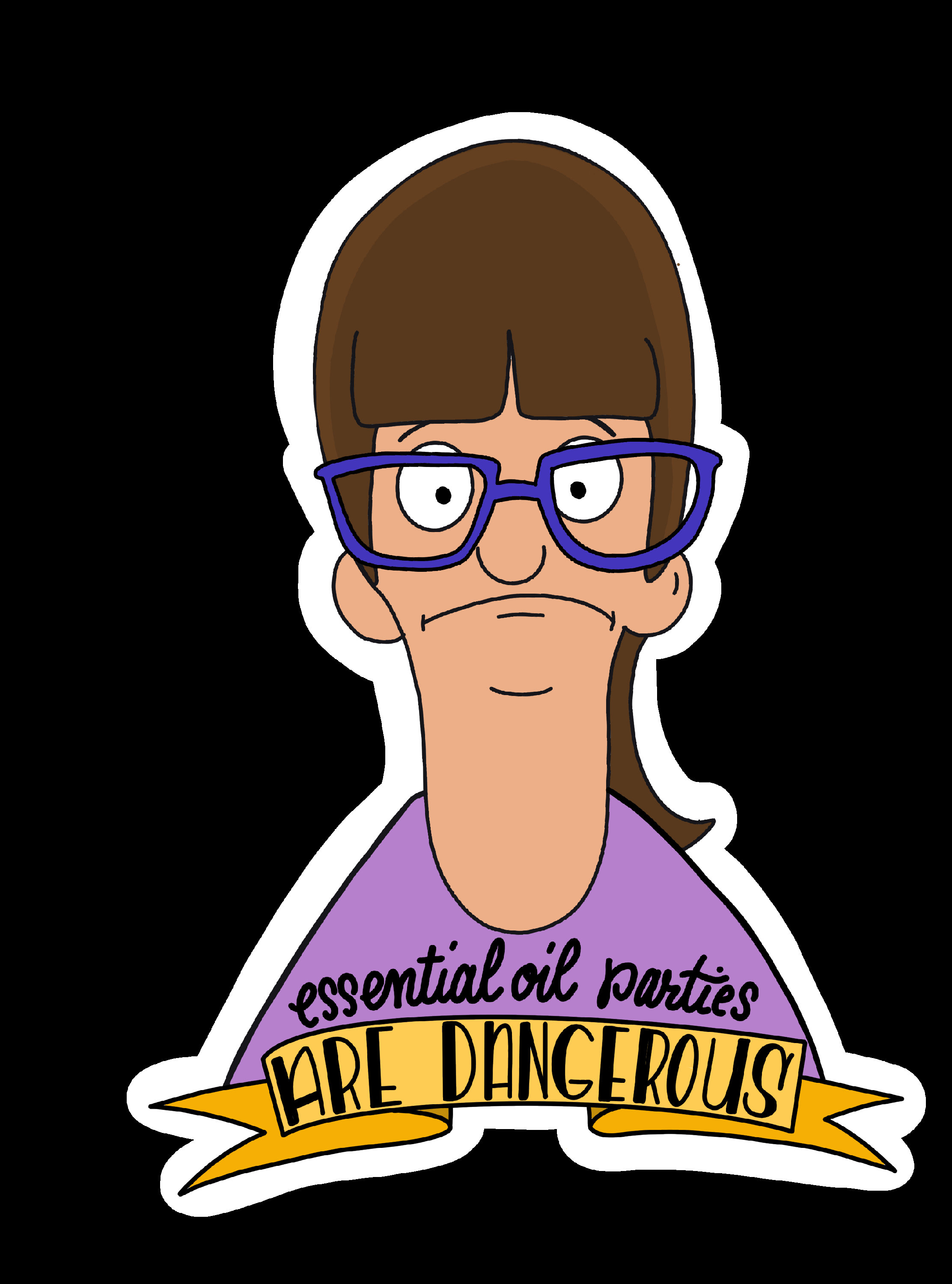 Bob’s Burgers Inspired Gayle ESSENTIAL OILS Water Resistant Vinyl ...