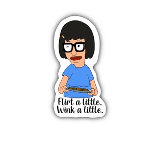 Bob’s Burgers Inspired TINA BELCHER Water Resistant Vinyl Sticker - Etsy