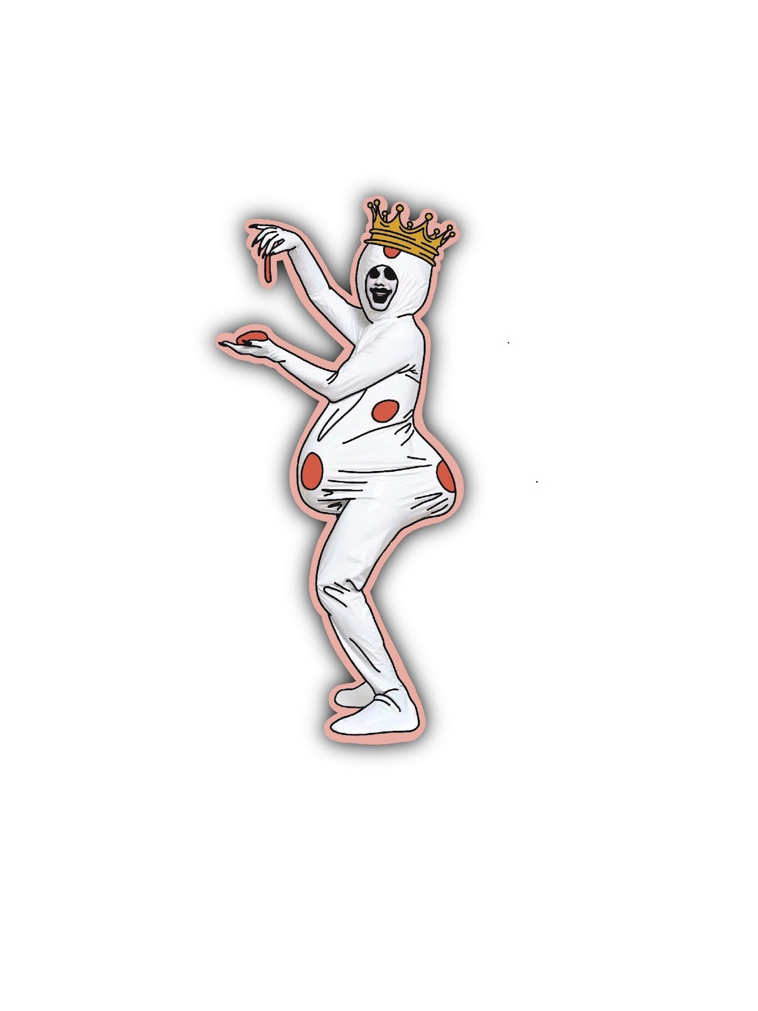 Jimbo Ghost Bologna Suit Sticker - Rupaul's Drag Race UK - Etsy