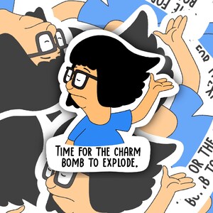 Bob’s Burgers Inspired TINA BELCHER Water Resistant Vinyl Sticker - Etsy