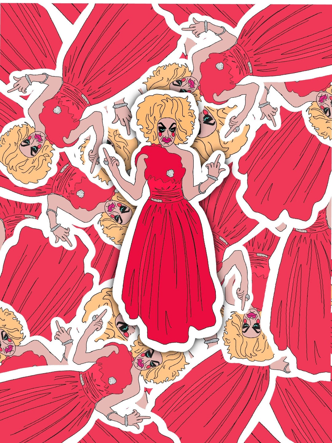 Ru Paul’s Drag Race Inspired Sticker Little Poundcake Aka Alaska - Etsy