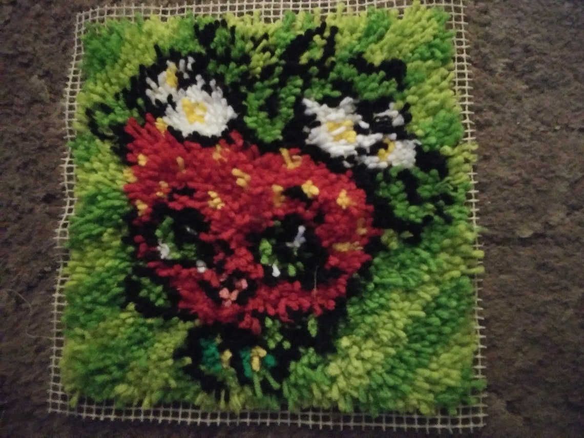 Strawberry Finished Latch Hook - Etsy