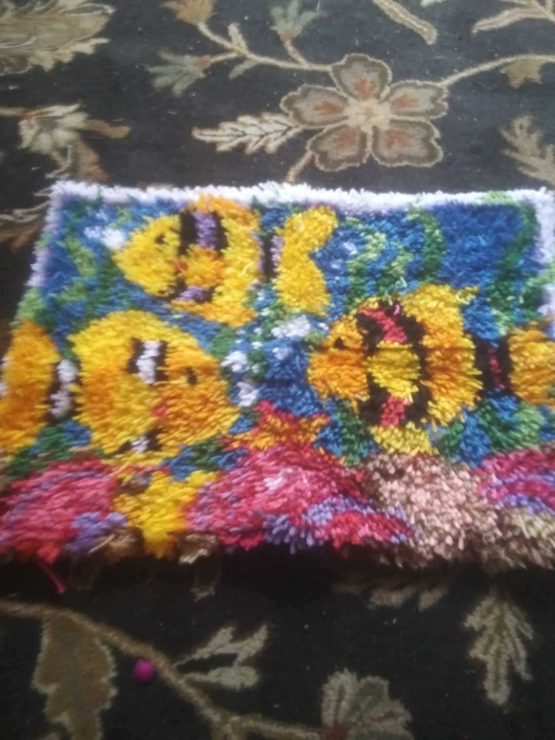 Fish Rug Finished Latch Hook - Etsy