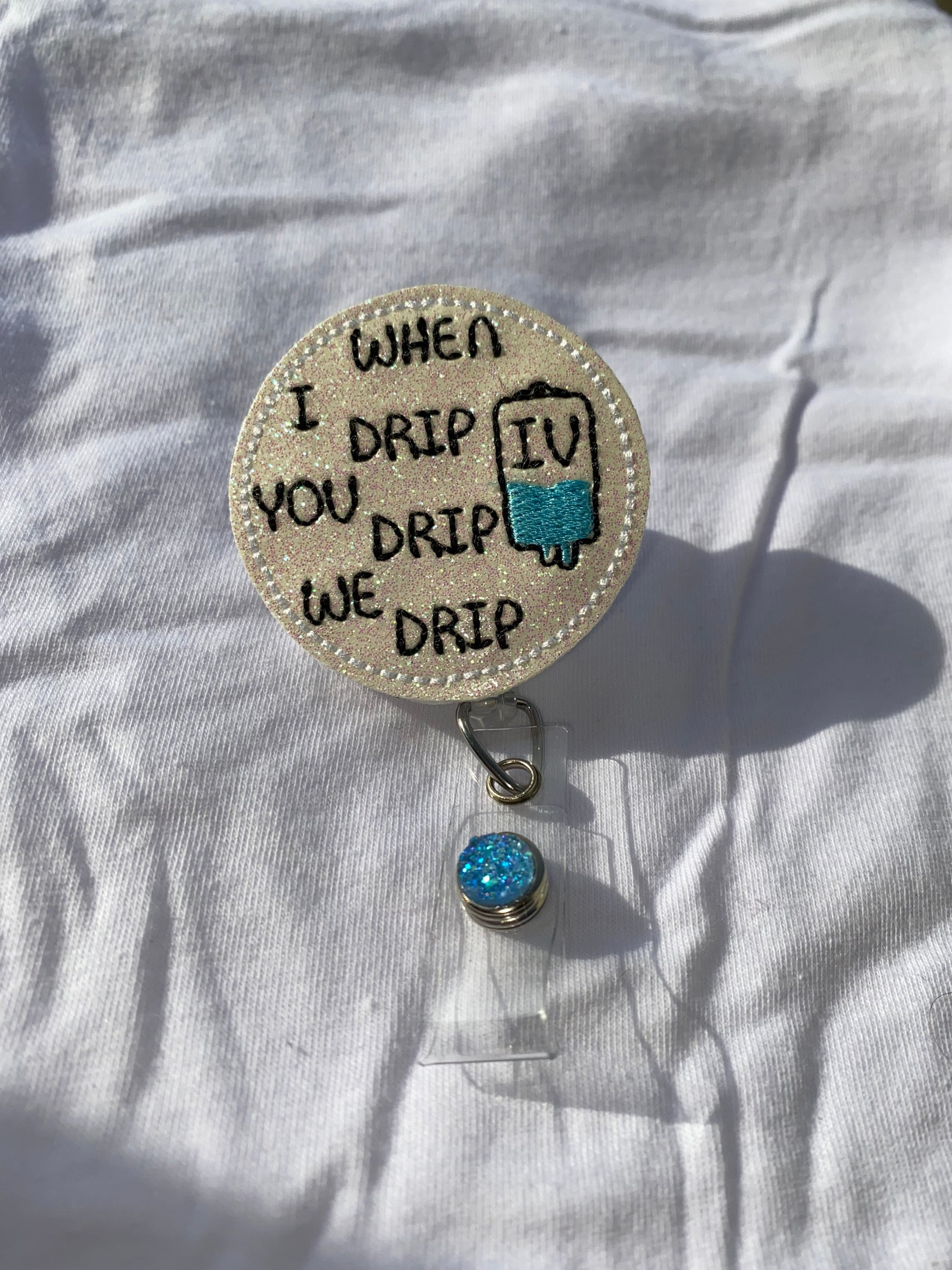 IV Badge Reel | Medical Badge Reel | Funny ID Badge | Nurse Badge ...