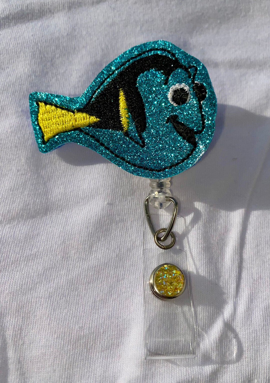 Baby Dory Fish Blu Tang Badge, Cute Badge, Teacher Badge, Nurse Badge ...